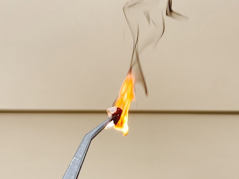 Discover Fabric Burn Test